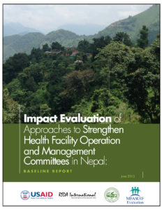 Impact Evaluation of Approaches to Strengthen Health Facility Operation and Management ...