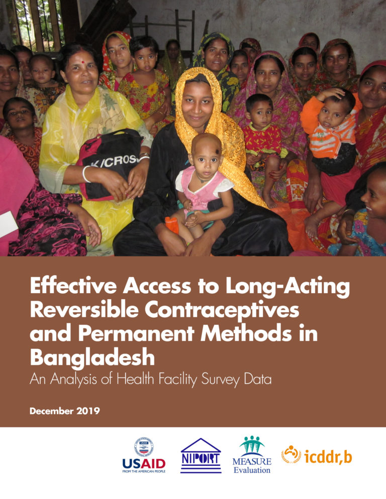 Effective Access to Long-Acting Reversible Contraceptives and Permanent Methods in Bangladesh ...