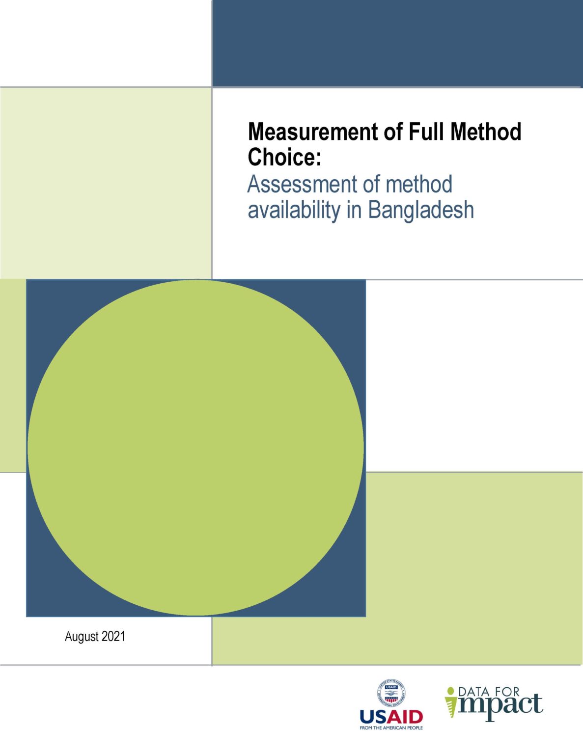 Measurement of Full Method Choice: Assessment of method availability in ...