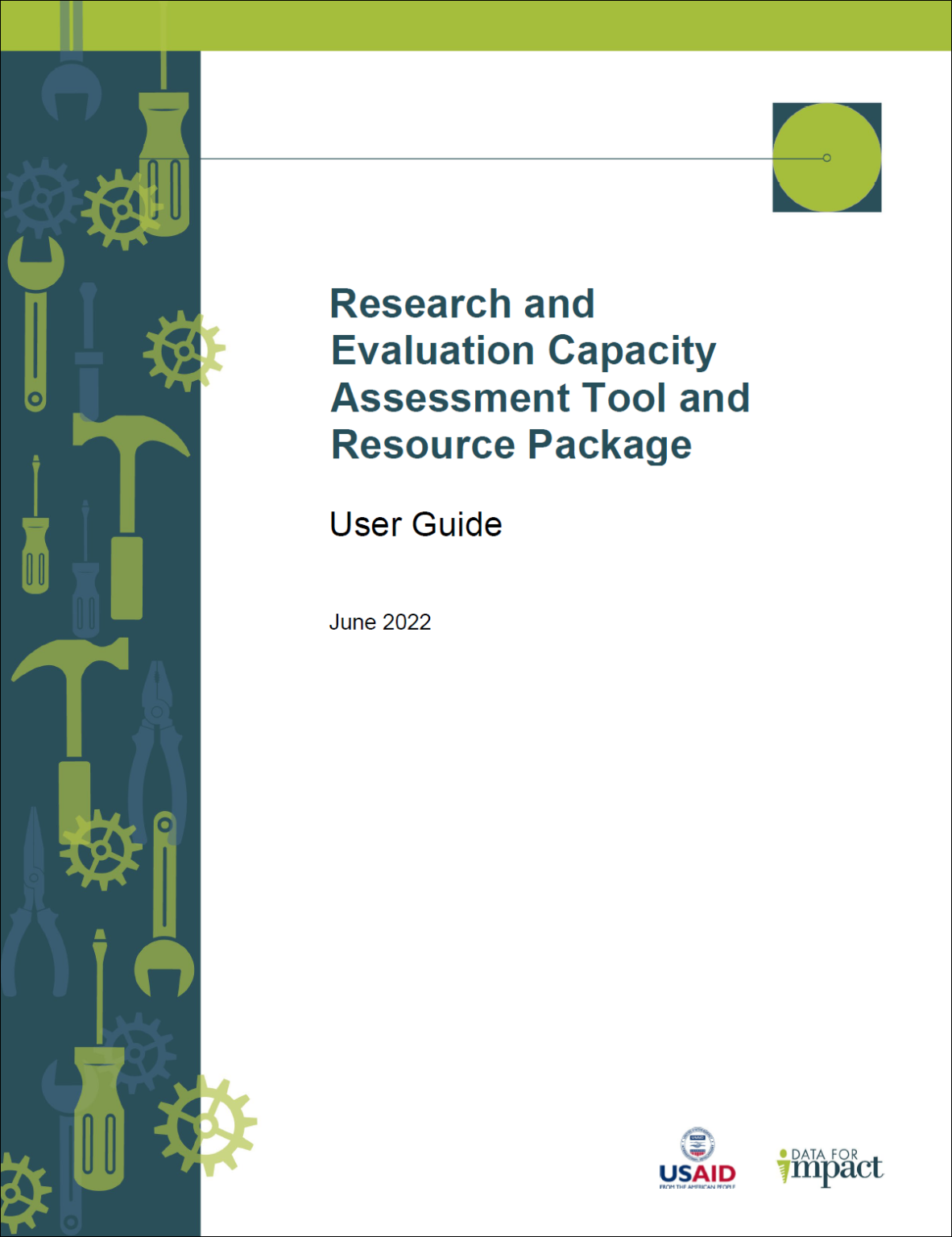 Research and Evaluation Capacity Assessment Tool and Resource Package ...