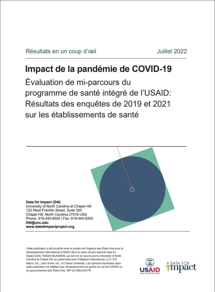 Impact de la pandémie de COVID-19 Évaluation de mi-parcours du ...