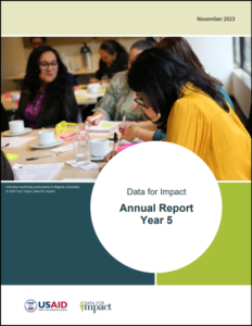 Data for Impact Annual Report Year 5 - DataForImpactProject