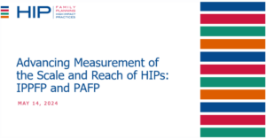 High Impact Practices (HIPs) Webinar Series - DataForImpactProject