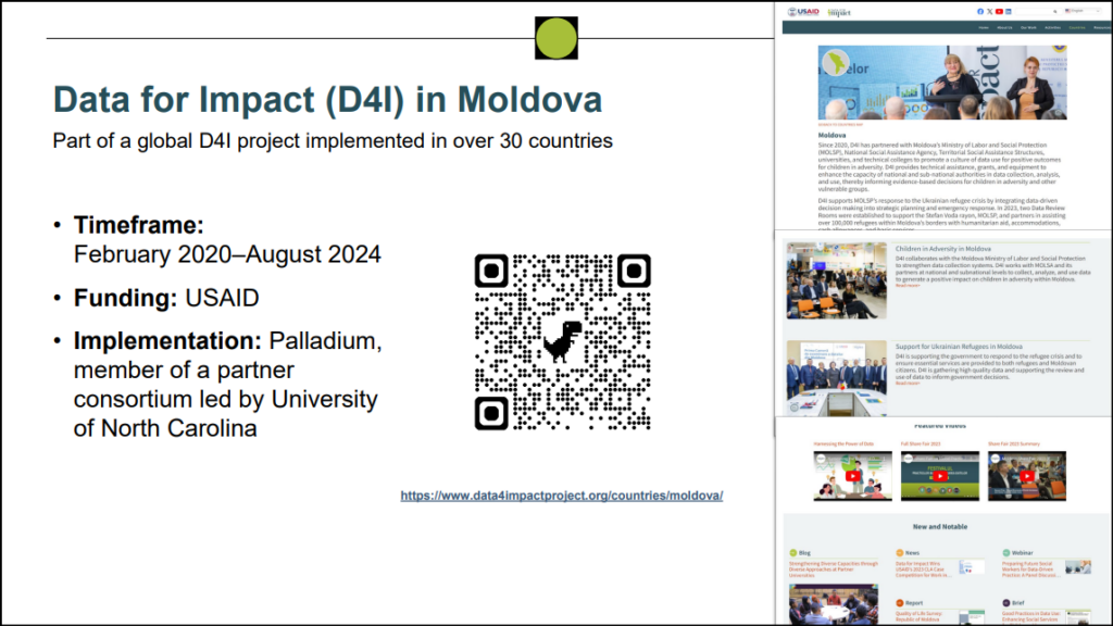 Data for Impact (D4I) in Moldova - DataForImpactProject