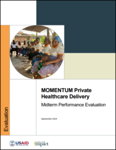 MOMENTUM Private Healthcare Delivery: Midterm Performance Evaluation ...